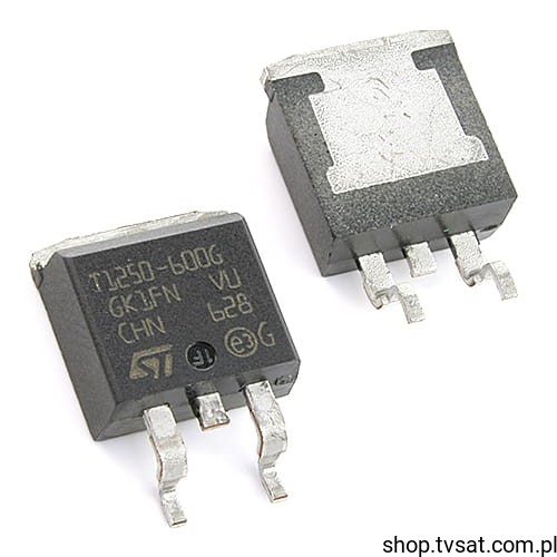 [6szt] T1250-600G TRIAC 600V 12A SMD-D2PAK STM BULK TVSAT-SHOP