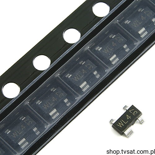 [300pcs] BAT74 Diode 30V 0.2A Schottky Dual SMD-SOT143 NXP TVSAT-SHOP